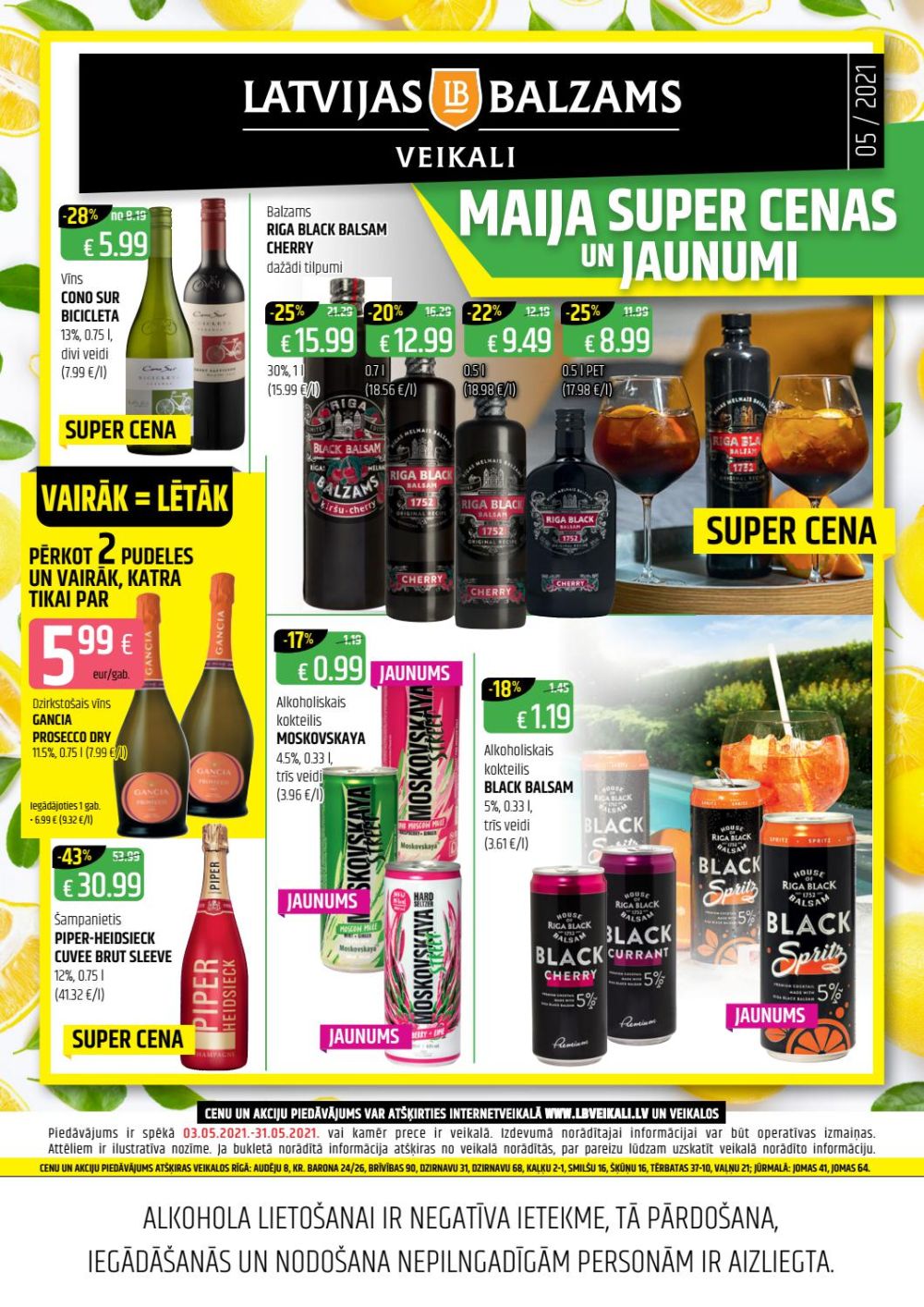 LATVIJAS BALZAMS VEIKALI